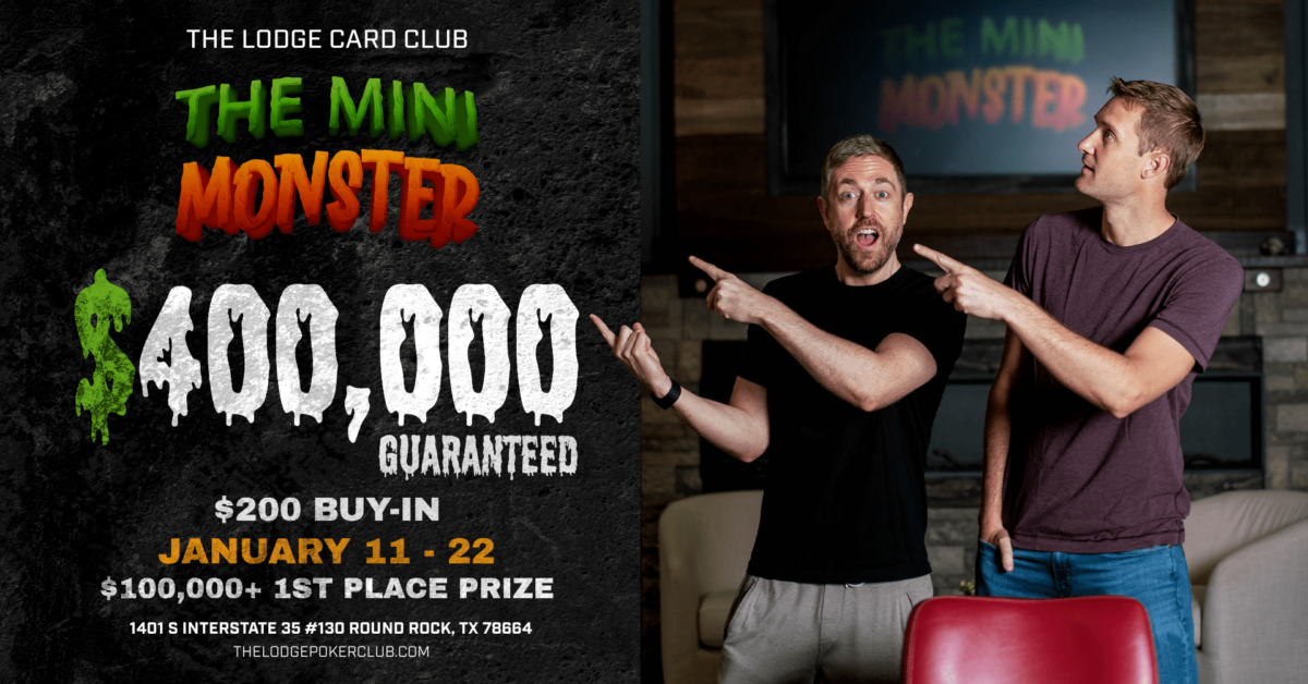 Poker Tournaments Near Austin, Texas - Lodge Card Club