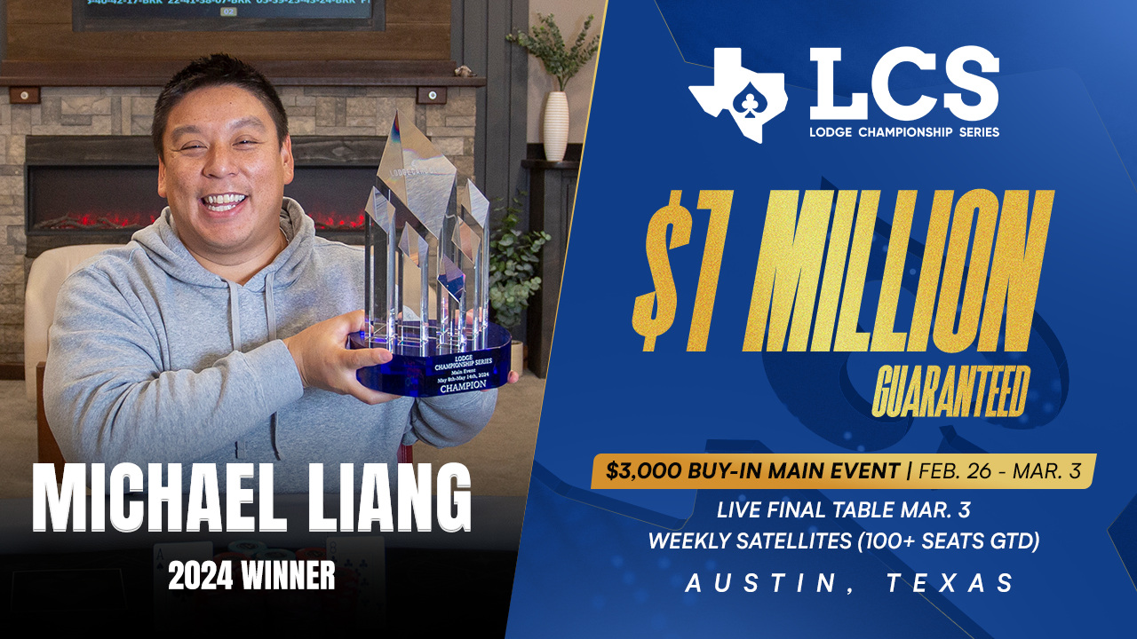 Updates from LCS Main Event ($1,000,000 GTD) - The Lodge Card Club