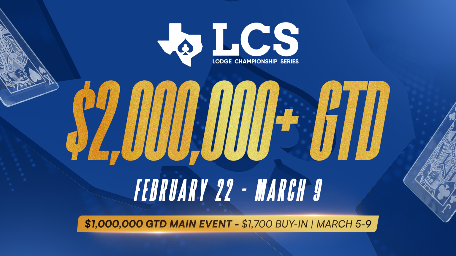 Lodge Card Club Announces Member Appreciation Weekend (February 18-21 ...
